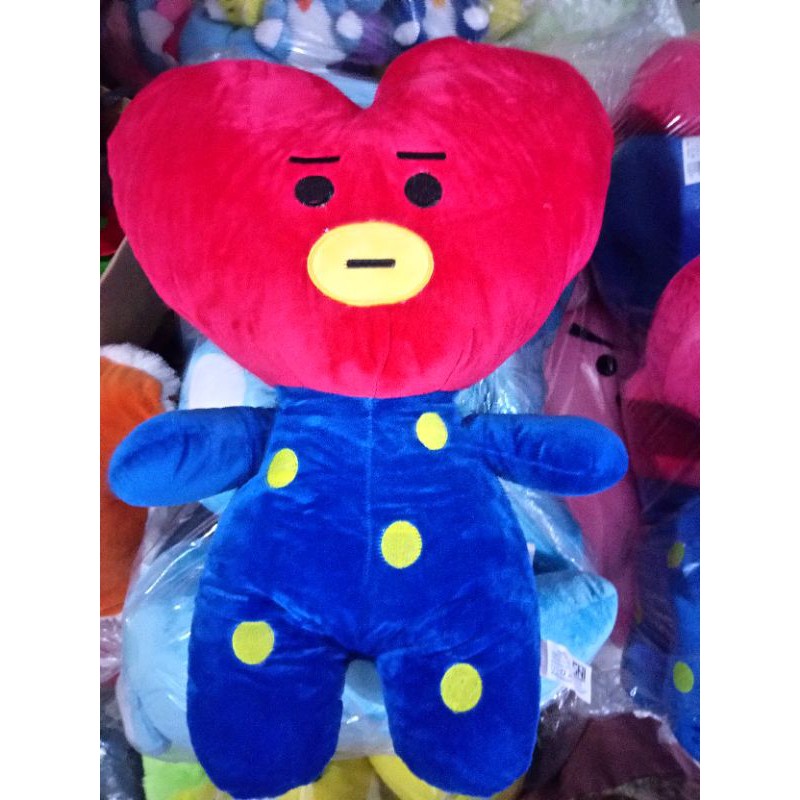 Jual boneka BTS full body BT21 unofficial ukuran XXL Jumbo bahan yelvo ...