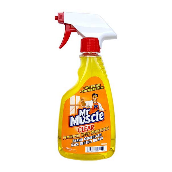 Jual MR MUSCLE PEMBERSIH KACA BOTOL LEMON/ APEL/ ANTI BAKTERI/ ORIGINAL ...