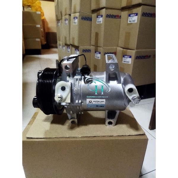 Jual comppressor kompresor compresor ac mobil Nissan navara 7PK | Shopee Indonesia