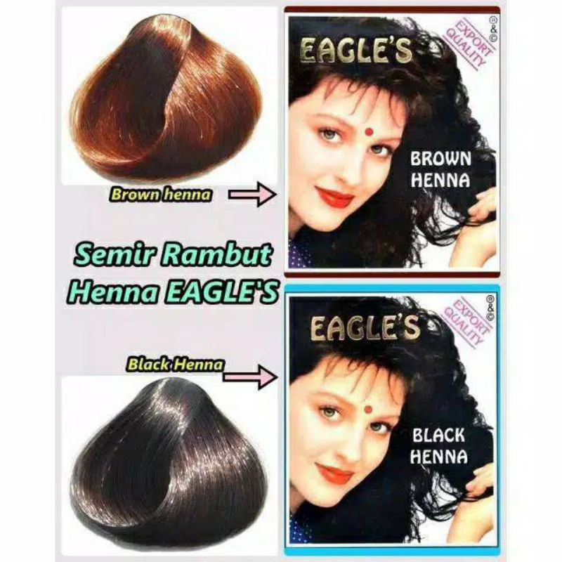 Jual EAGLE'S Henna black & brown | Shopee Indonesia