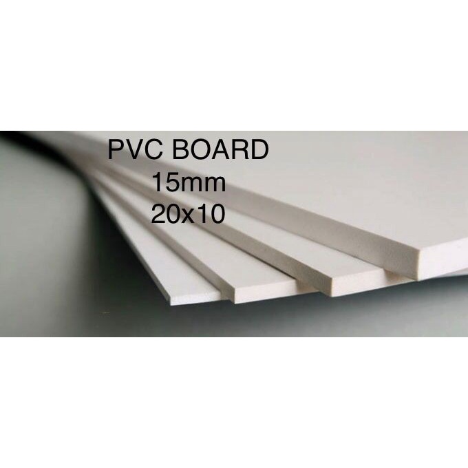 Jual PVC Board/ PVC Foam Board 15mm Ukuran 20x10 cm, 10 x 20 cm ...