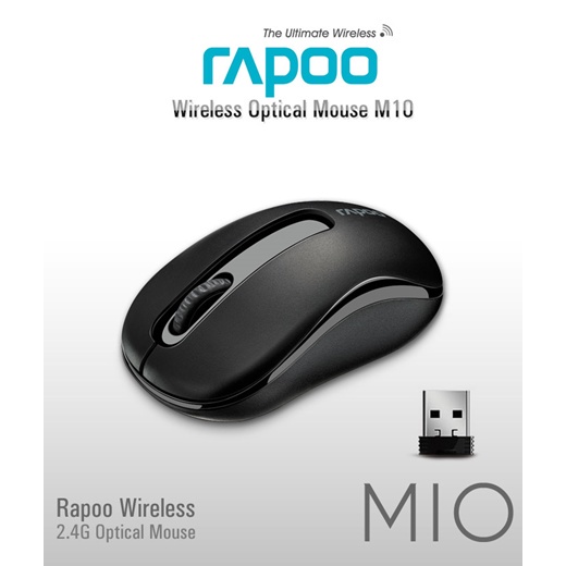 Jual Rapoo M10 Plus Mouse Wireless Optical Mouse - 03522 | Shopee Indonesia