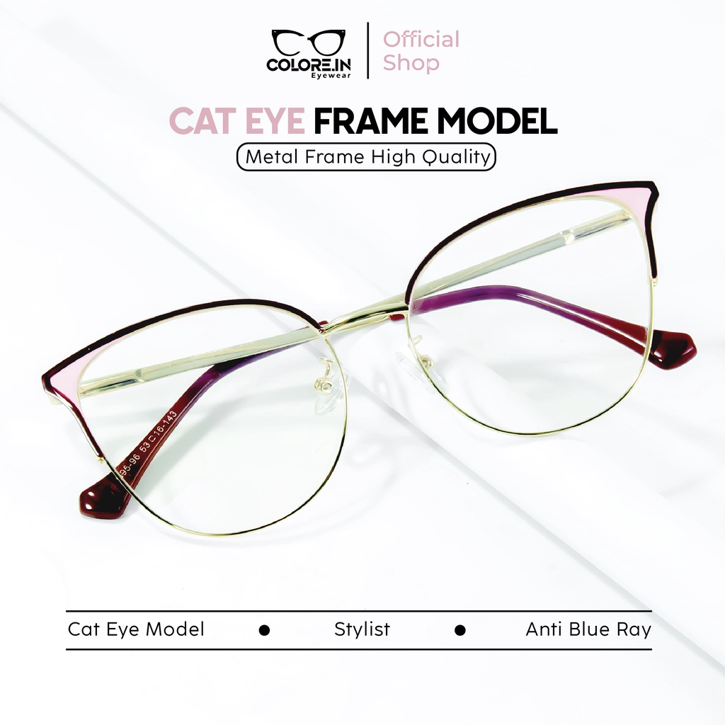 Jual Colore.in Kacamata Anti Blueray Lensa Minus Photocromic Anti ...