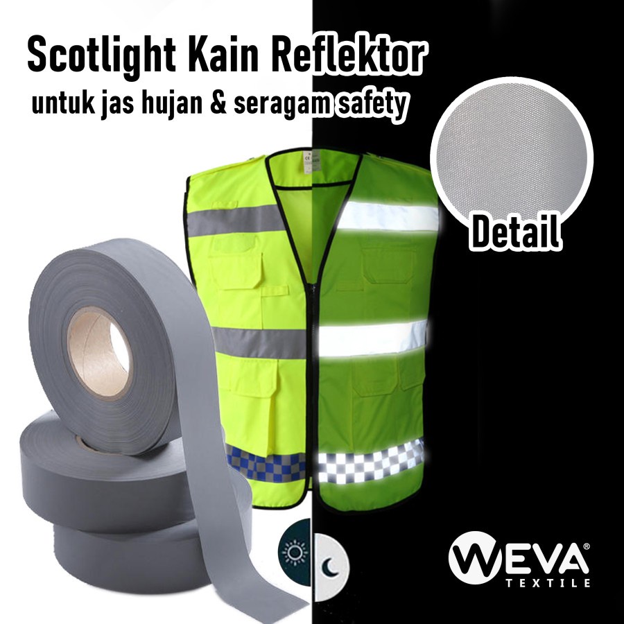 Jual Reflective Sticker Heat Press Skotlet Scotlight Reflector Kain ...