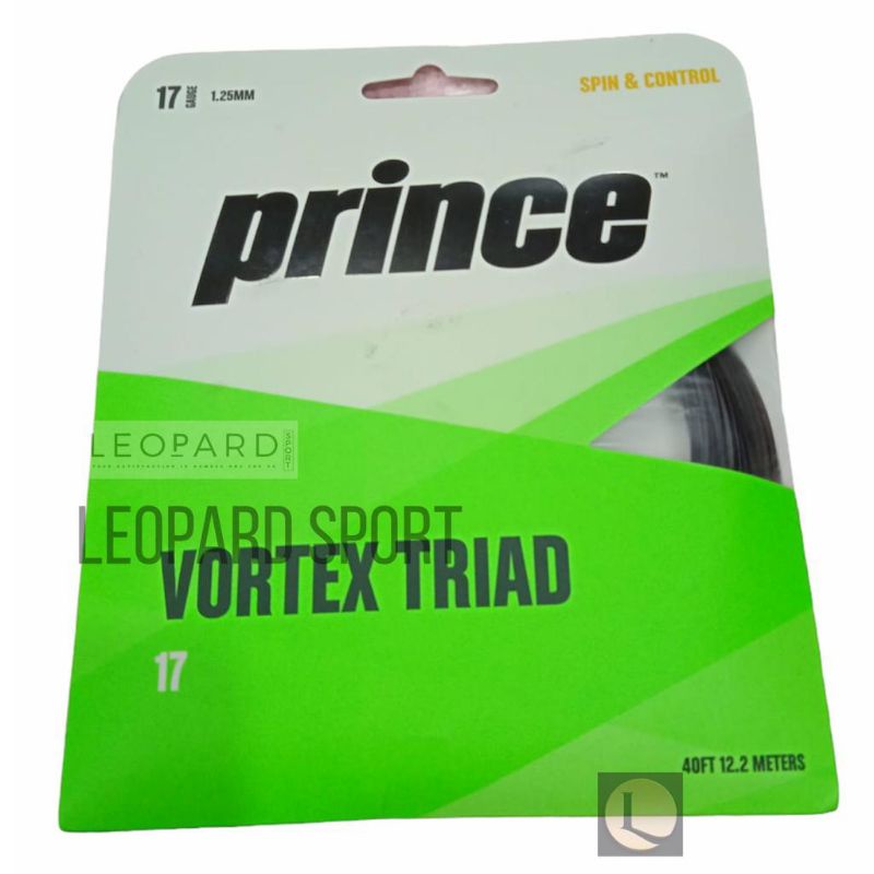 Jual Senar Raket Tenis Prince Vortex Triad 17 / Tennis String | Shopee ...