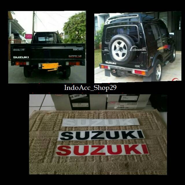 Jual Sticker Stiker Striping List Body Tulisan SUZUKI Katana Carry Pick Up Gx Dx 4x2 4x4 Long ...