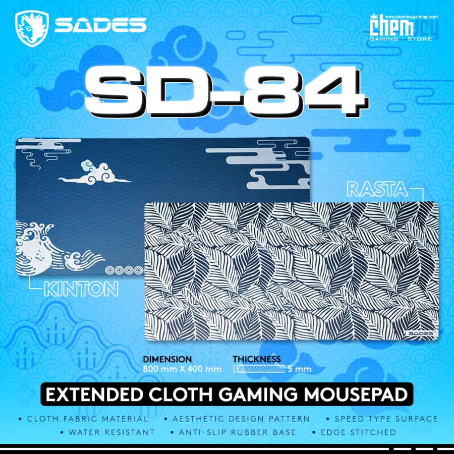 Jual Sades SD84 / SD-84 Speed Type Cloth Gaming Mousepad | Shopee Indonesia