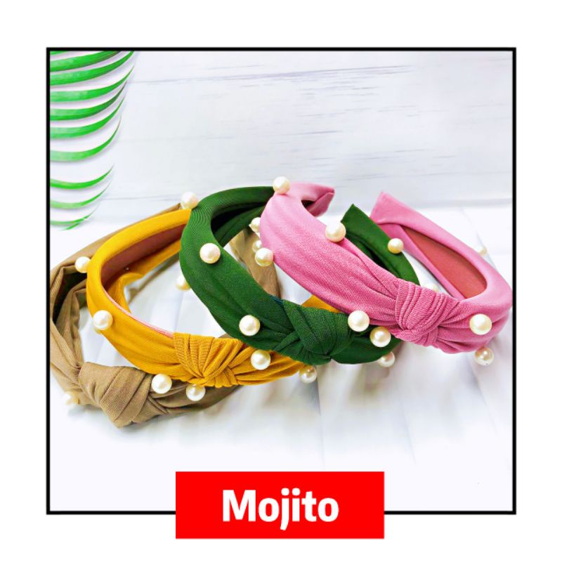 Jual Bando Adriana Mutiara / Bando Korea Mutiara / Bando Kain / Bando ...