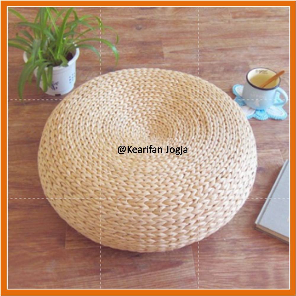 Jual BANTAL BULAT POUFE ANYAMAN ENCENG PILIH DIAMETER | Shopee Indonesia