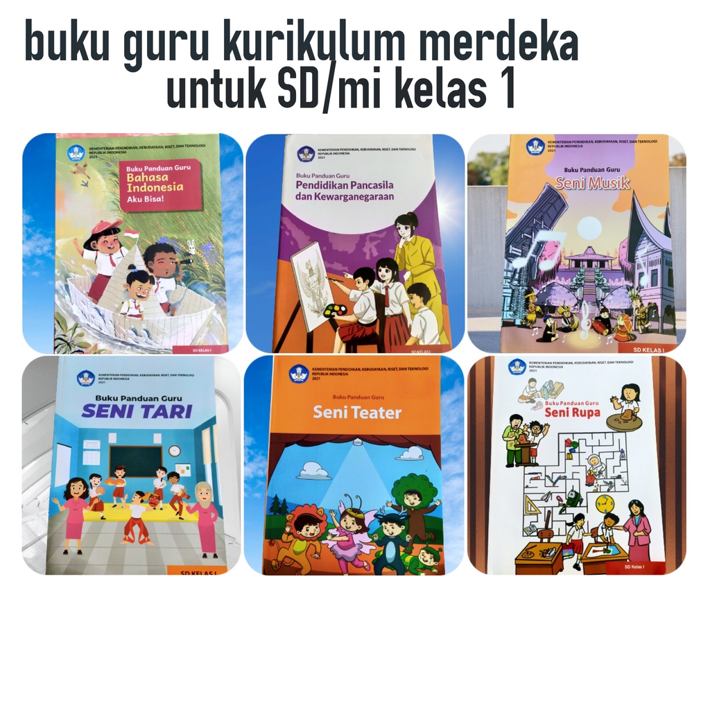 Jual ORI harga satuan buku teks Kemendikbud guru kurikulum merdeka untuk SD/mi kelas 1 edisi ...
