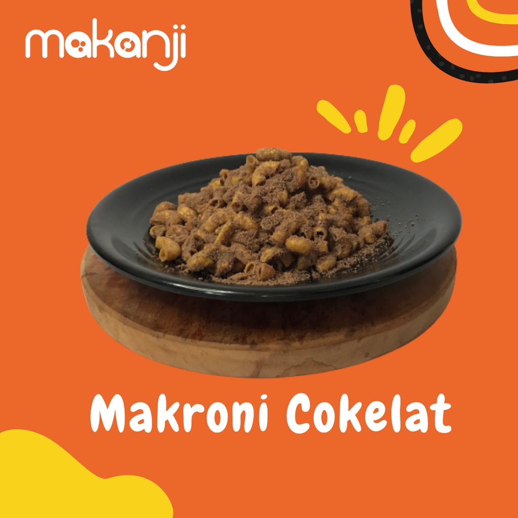 Jual [Makanji] Makaroni Cokelat | Makaroni Manis | Cemilan Keluarga ...