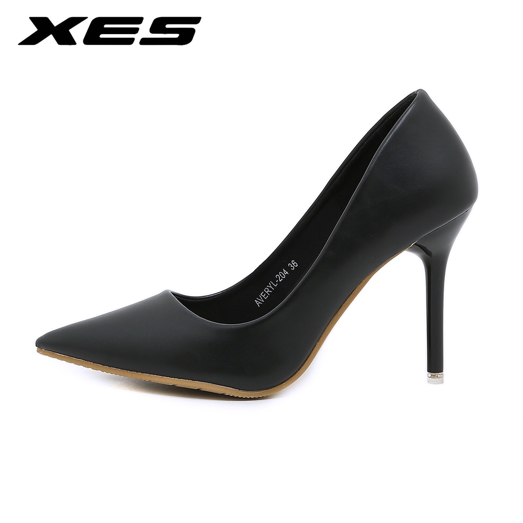 Jual XES AVERYL-204 / Sepatu Wanita High heels Basic 9cm Sepatu Kerja ...
