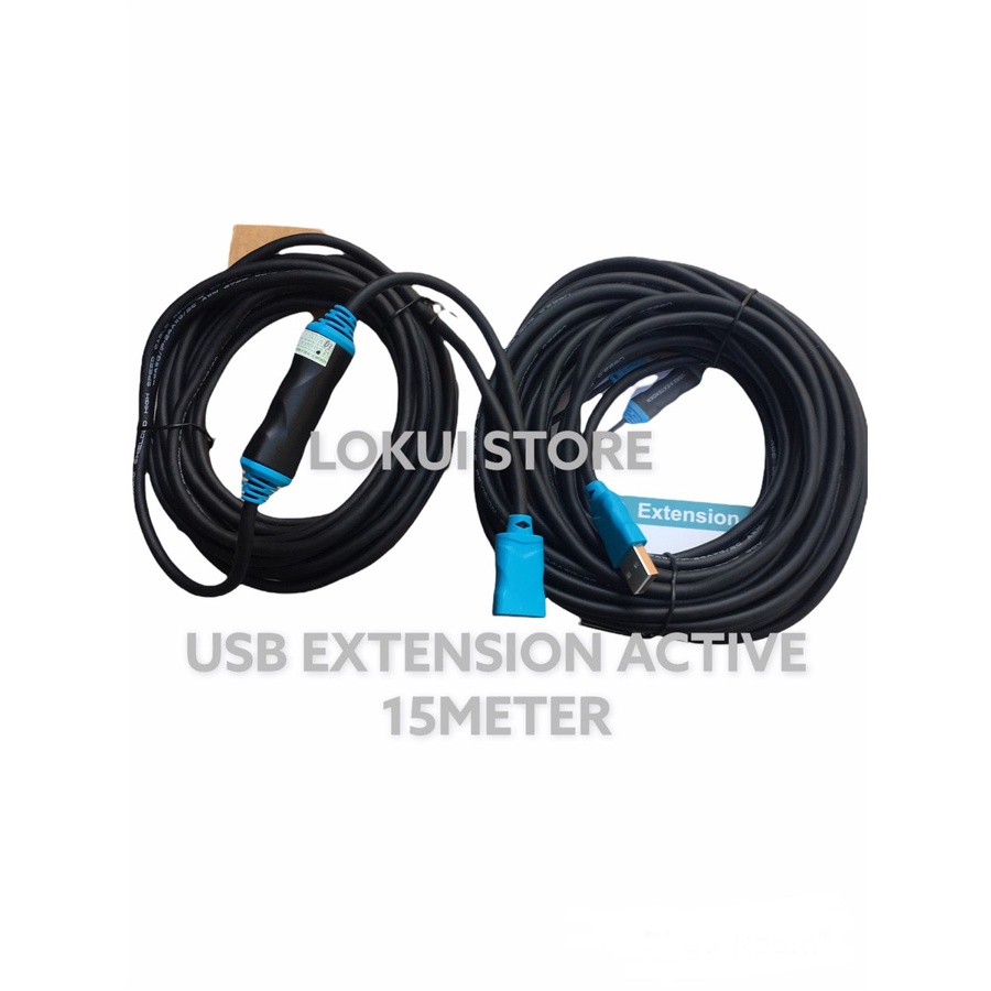 Jual USB 2.0 Extension Active 15M NETLINE Cable / USB EXTENSION ACTIVE 15M NETLINE | Shopee ...