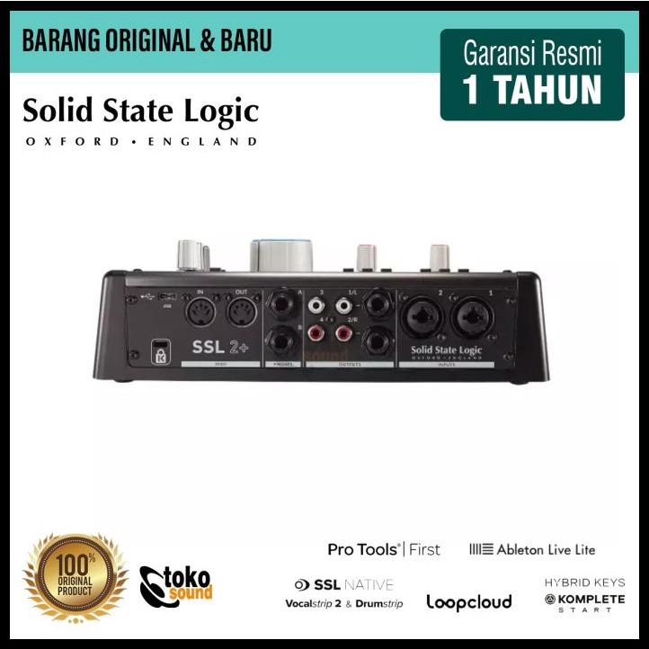 Jual Solid State Logic Ssl2+ Ssl 2 Plus - Professional Usb Audio Interface | Shopee Indonesia