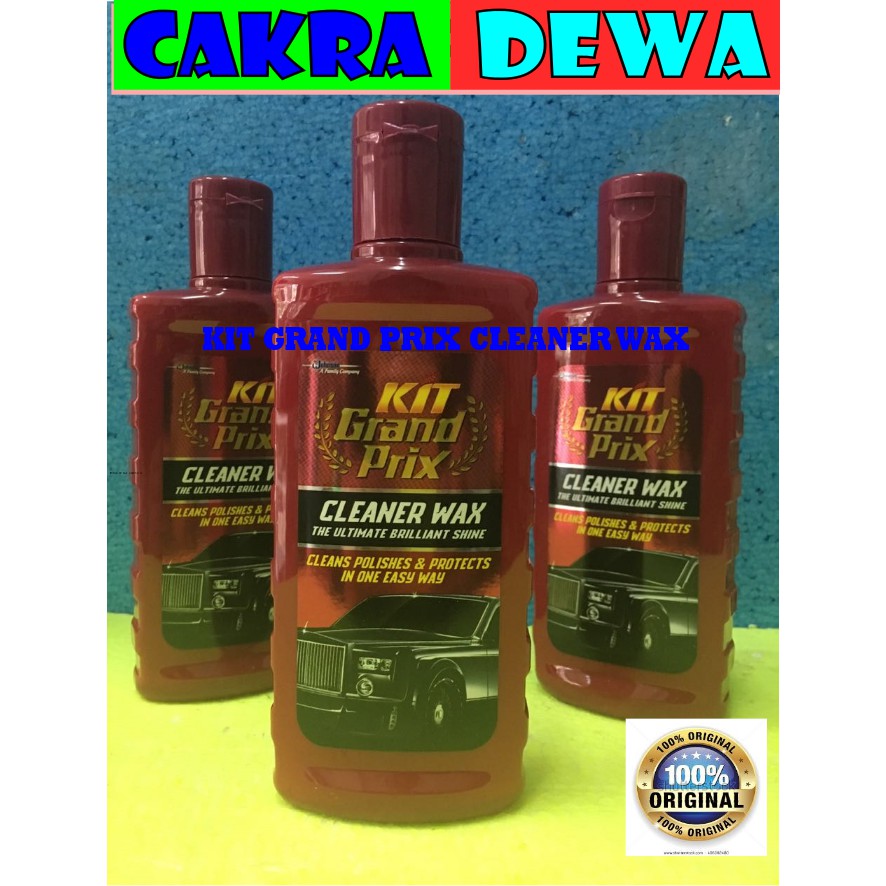 Jual KIT Grand Prix Cleaner Wax Cairan liquid praktis pengkilat body ...