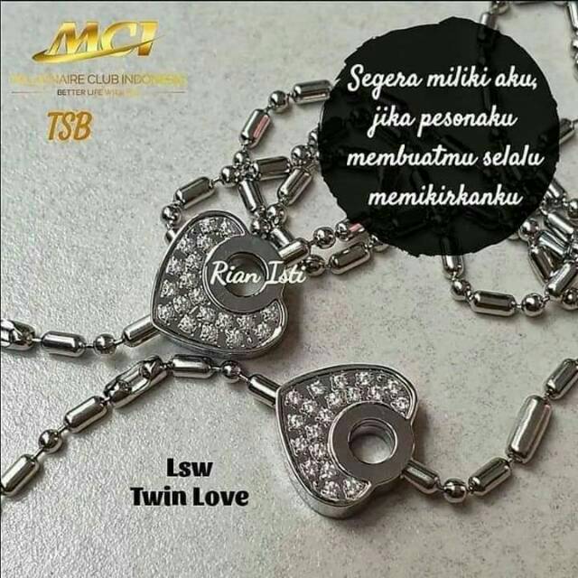 Jual Gelang Lsw Twins MCI Original (Heart dan Bulat) | Shopee Indonesia