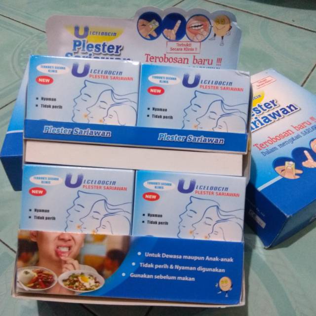 Jual Ulceloocin plester sariawan | Shopee Indonesia