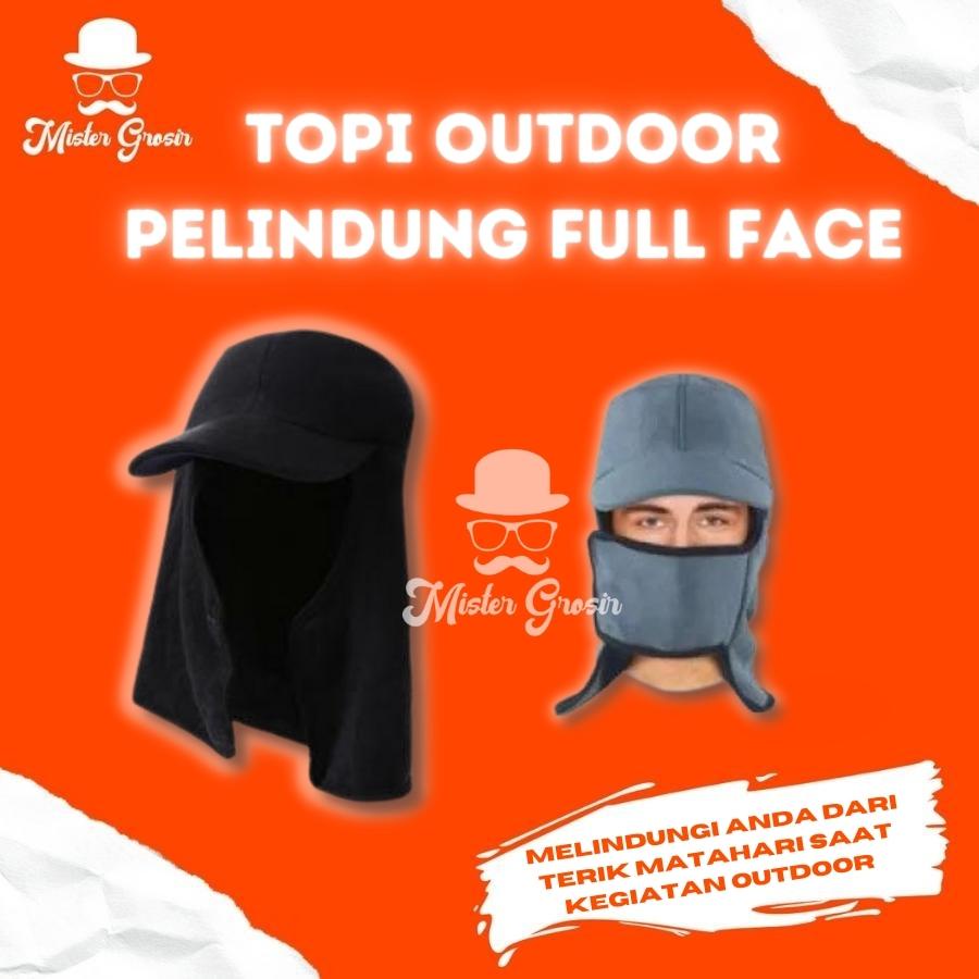 Jual Topi Masker Mancing Jepang Outdoor Penutup Wajah Kepala Full Face ...