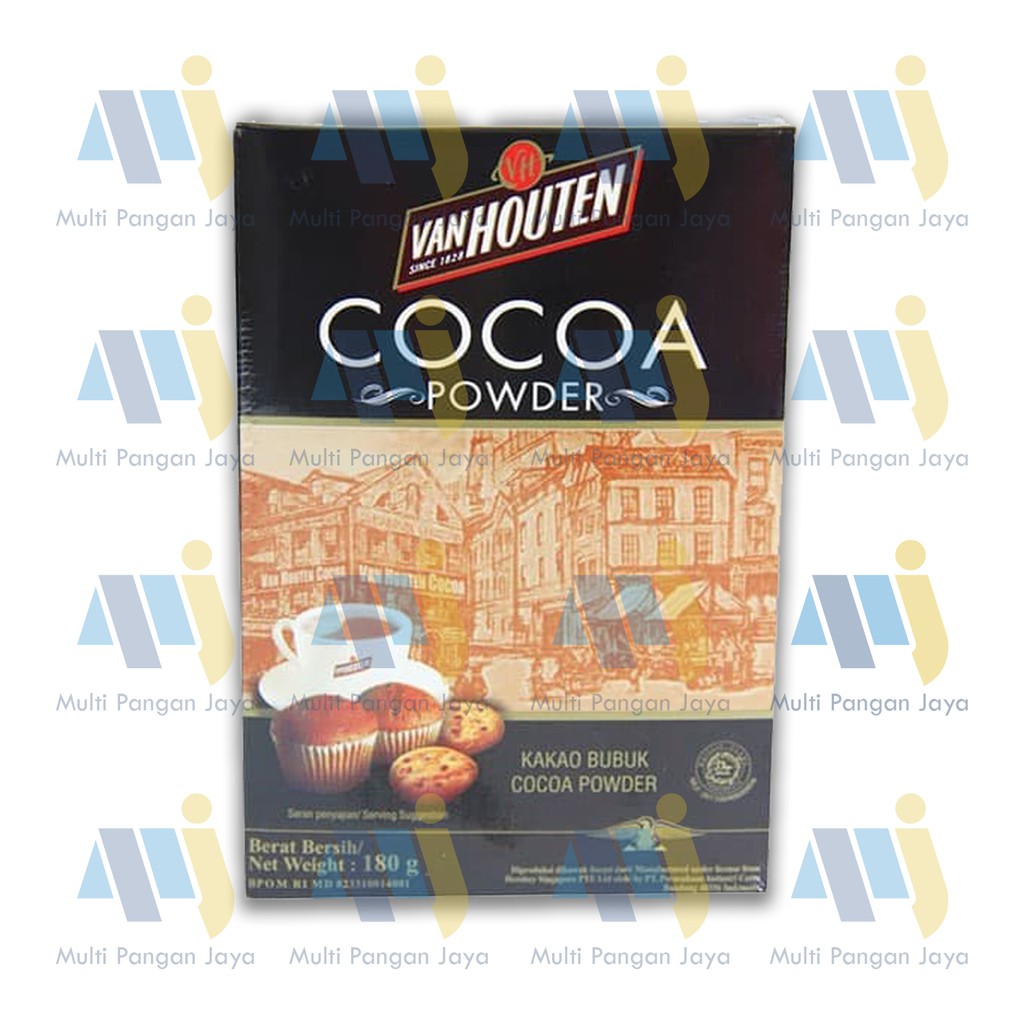 Jual Coklat Bubuk Cocoa VAN HOUTEN Kemasan 165 Gram | Shopee Indonesia