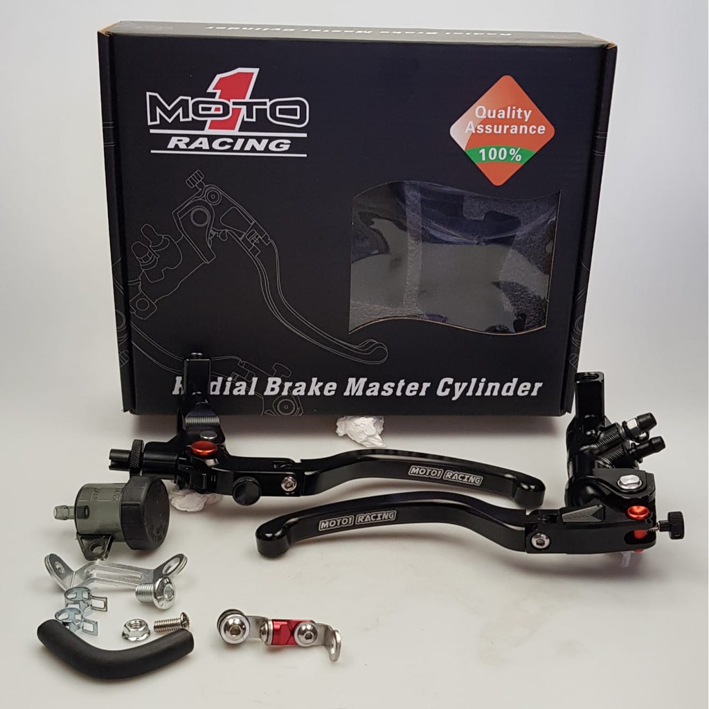 Jual Master rem Moto1 Racing Kanan dan kiri kopling set Black + swith ...