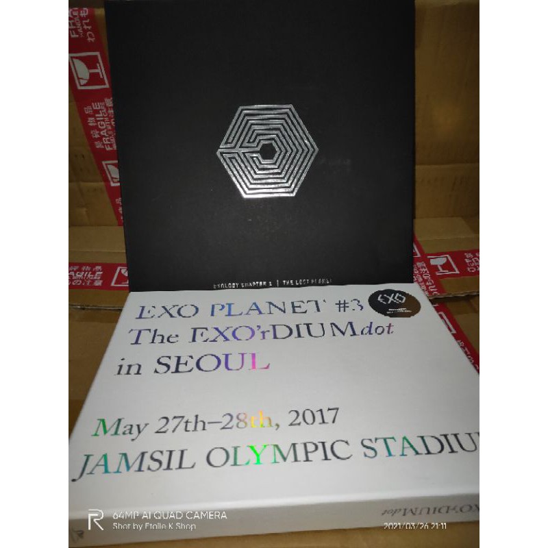 Jual EXO Live Album Concert - EXOLOGY Chapter 1 & The EXO'rDIUM ...