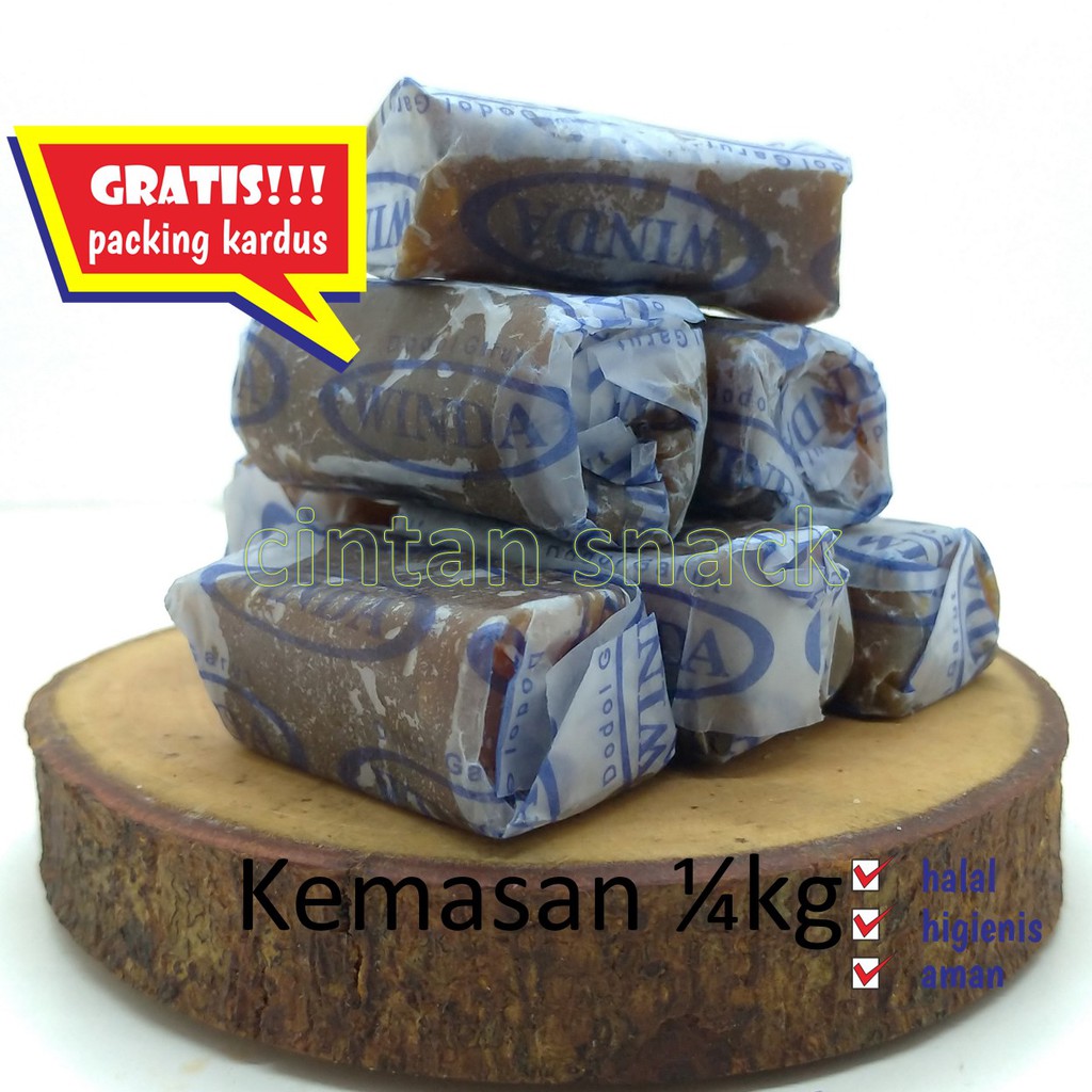 Jual Dodol Wijen Winda 250gram | Shopee Indonesia