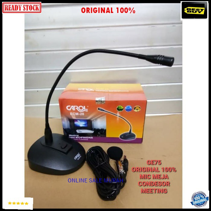 Jual G75 Mic mik microphone table meja condesor mikrophone condenser ...