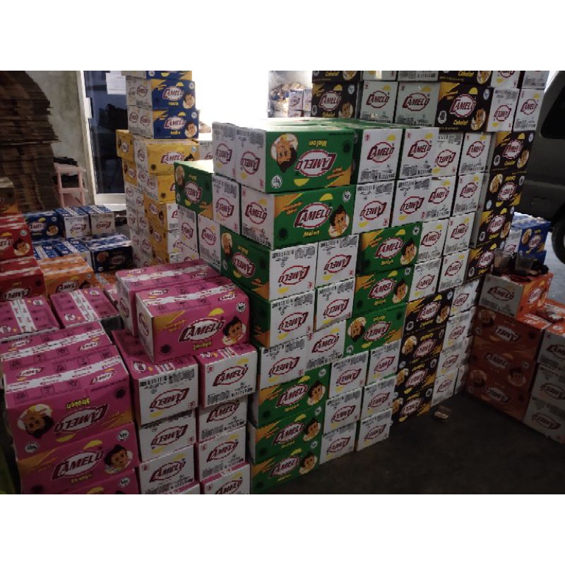 Jual Bubuk Es Camelo 1 Dus isi 24 renceng (240 sachet) Bisa mix rasa ...