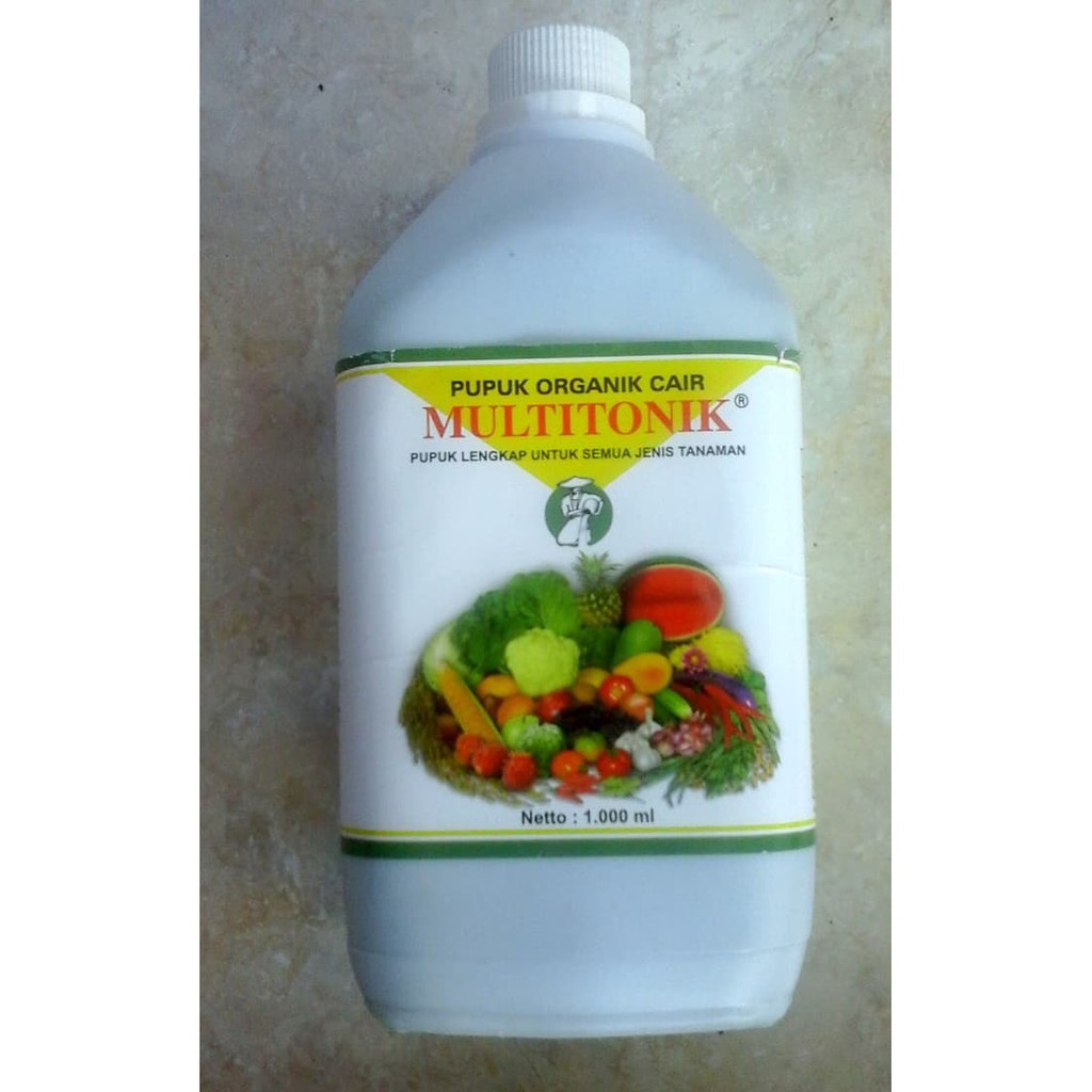 Jual Pupuk Organik Cair Multitonik 1000 ML (Untuk Semua Jenis Tanaman ...