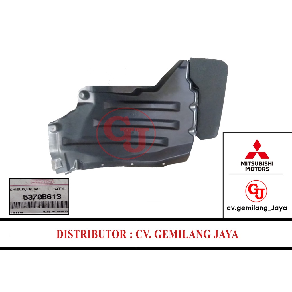 Jual LINER FENDER DEPAN KIRI DEPAN 5370B613 PAJERO ALL NEW 2016-2020 ...