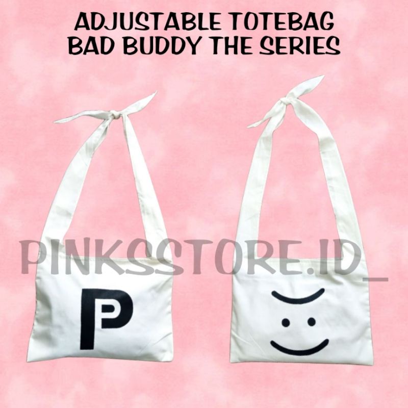 Jual (OPEN REQUEST BOLAK-BALIK) ADJUSTABLE TOTEBAG / TAS BAD BUDDY / BADBUDDY THE SERIES PATPRAN ...