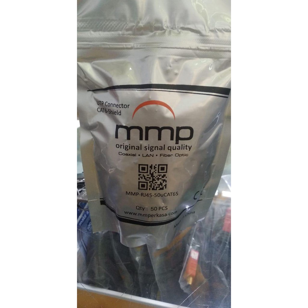 Jual Konektor MMP RJ45 Cat 6 Transparant - Konektor MMP RJ45 Cat6 ...