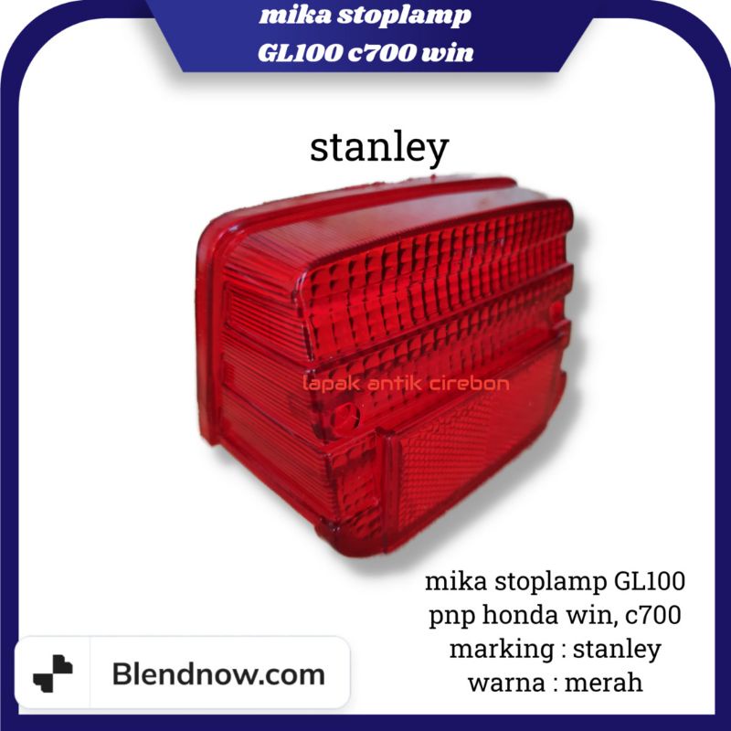 Jual Mika Stoplamp Lampu Belakang Honda Win C700 GL100 Stanley Merah ...