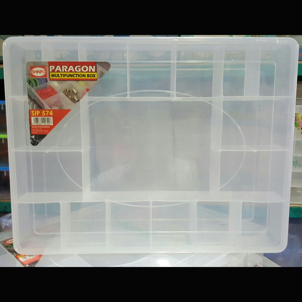 Jual KOTAK PERKAKAS 18 SEKAT SHINPO 574 / TEMPAT SPARE PART / KOTAK ...