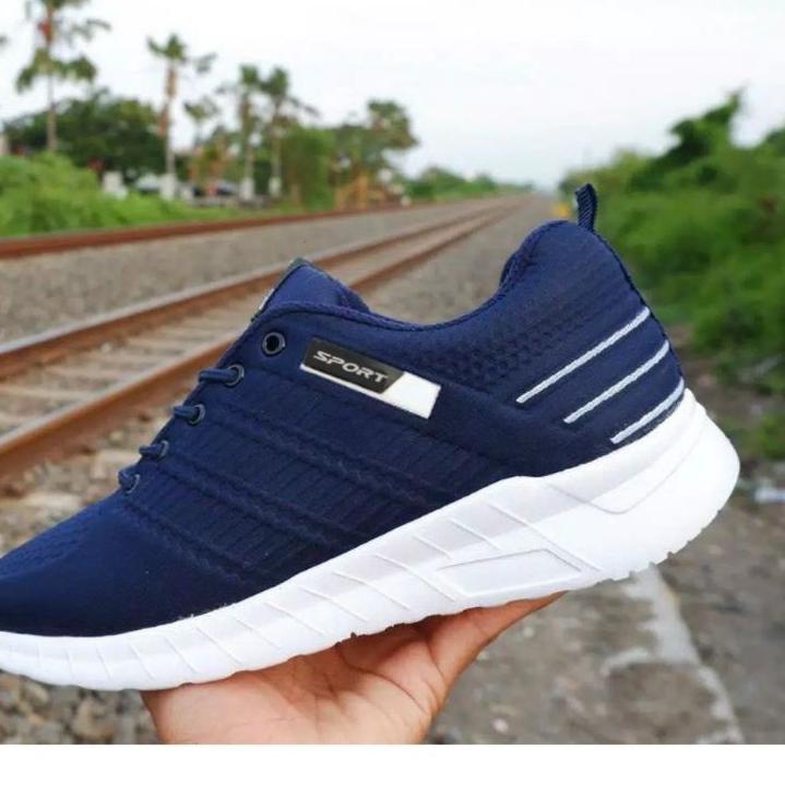 Jual Harga TERMURAAH.. sepatu sneakers olahraga line embos sepatu senam ...