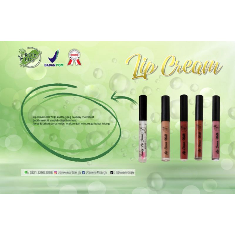 Jual RDN IJO LIP CREAM MATTE STAY IN AWET DAN TAHAN LAMA | Shopee Indonesia
