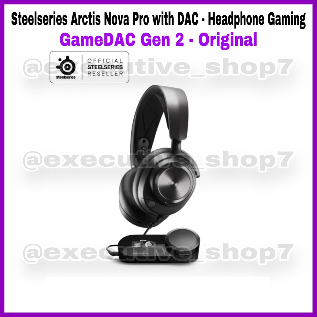 Jual Steelseries Arctis Nova Pro with DAC • Headphone Gaming GameDAC ...