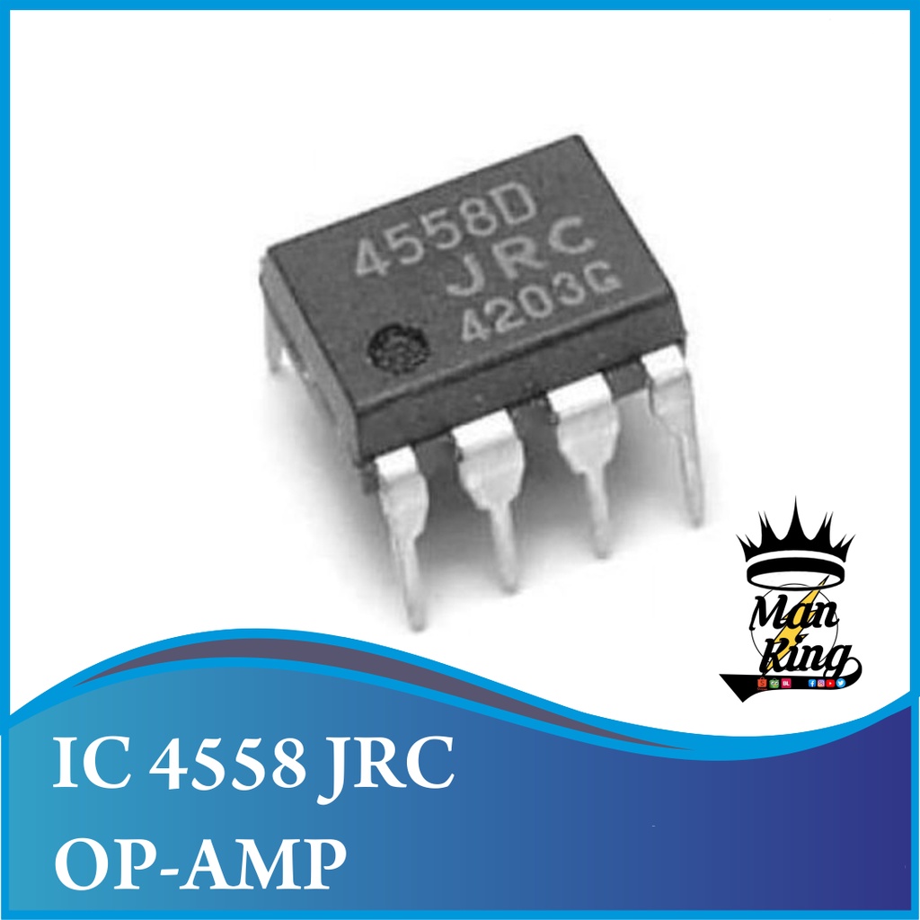 Jual IC 4558 jrc4558 DIP8 | Shopee Indonesia