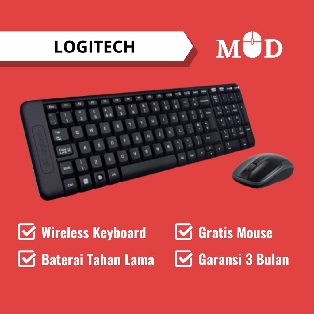 Jual Keyboard dan Mouse Wireless Bluetooth Logitech Laptop Komputer ...