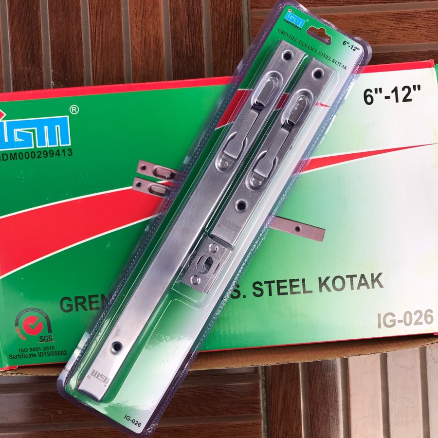 Jual Grendel Tanam IGM| Selot / Slot Tanam paket | IG-026 Stainless ...
