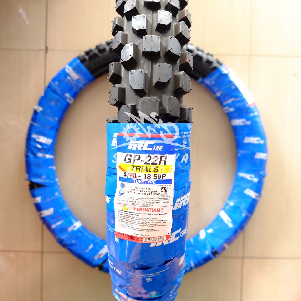 Jual Ban Luar IRC 410-18 GP22R Trail Trial GP 22R CRF KLX 150 BF WR 155 ...