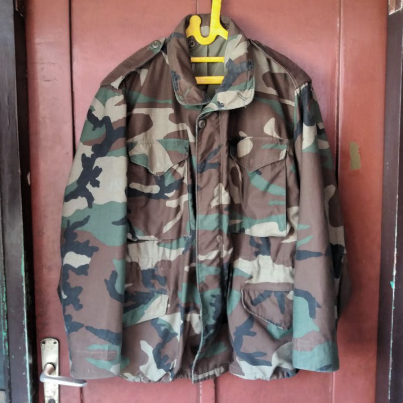 Jual Jaket M65 Woodland Us Army Second Original | Shopee Indonesia