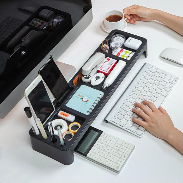 Jual RAK KEYBOARD DESKTOP ORGANIZER CHARGE HP HOLDER IPAD STAND LAPTOP ...