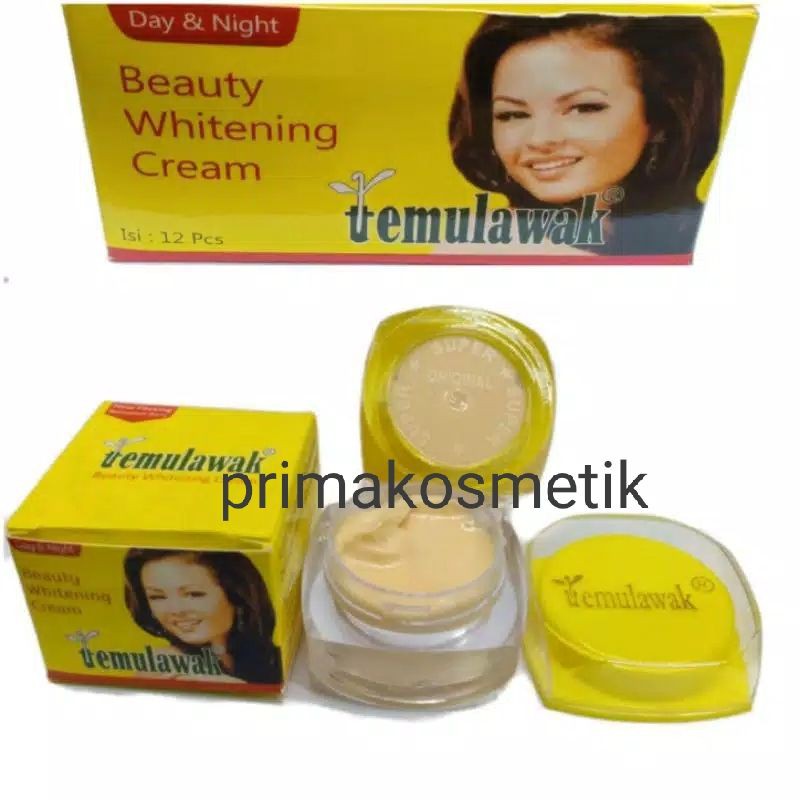 Jual PER 12PC CREAM TEMULAWAK BEAUTY POT KACA SUPER ORIGINAL / CREAM TM ...