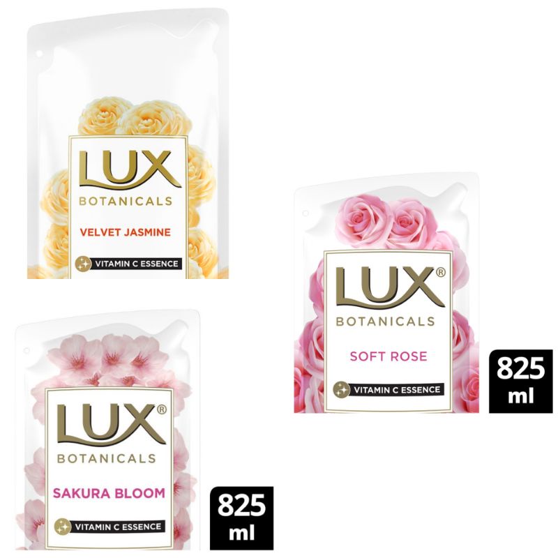Jual LUX Botanicals Body Wash Refill 825 ml | Shopee Indonesia