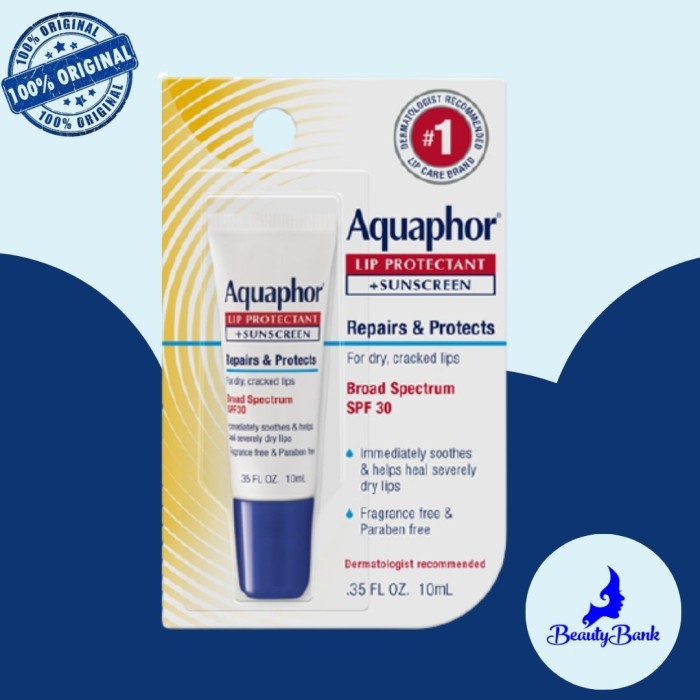 Jual BEAUTY RESERVE - AQUAPHOR LIP PROTECTANT + SUNSCREEN LIP BALM SPF ...