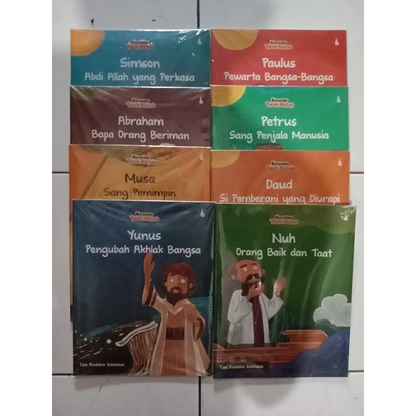 Jual PAKETAN BUKU CERITA ANAK - KARAKTER TOKOH DALAM ALKITAB | Shopee ...