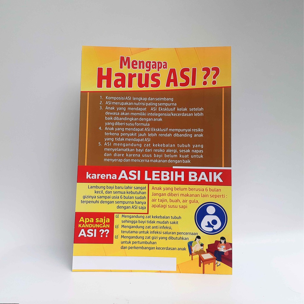 Jual Poster ASI : Mengapa Harus ASI - Poster Asi Lebih Baik - Poster ...