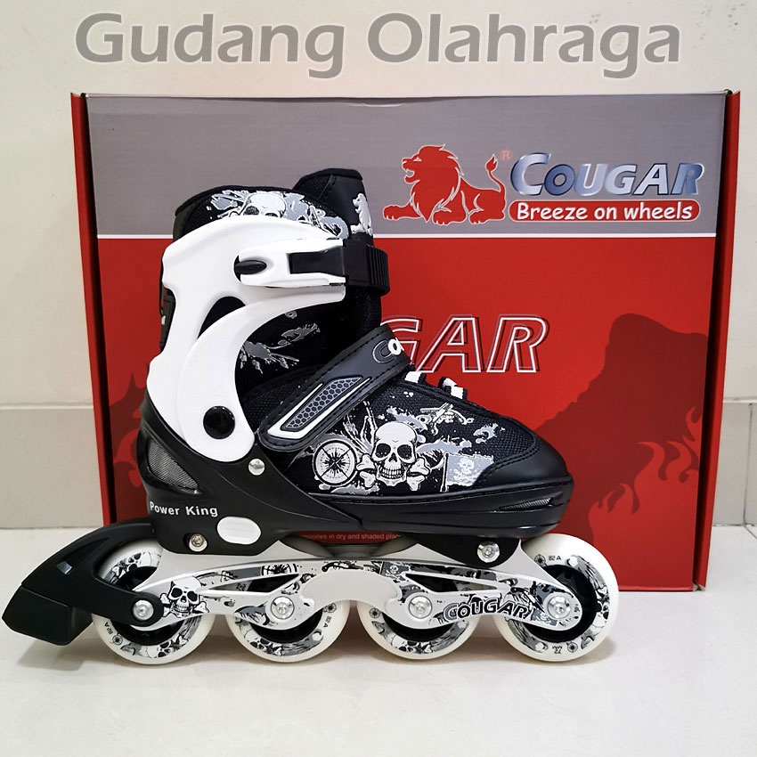 Jual Sepatu Roda COUGAR Power King Inline Skate Original | Shopee Indonesia