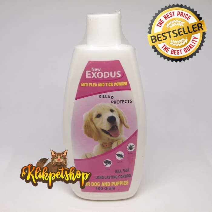 Jual Bedak Anjing exodus anti flea Kutu Caplak Anjing Wangi Segar ...